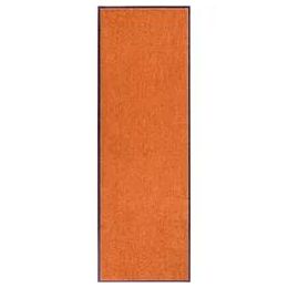 Fußmatte Hanse Home "Wash & Clean" Gr. 18, orange, B:90cm H:7mm L:150cm, Kunstfaser, Teppiche, Schmutzfangmatte, Türmatte, Innen und Außen, Teppich, Läufer, waschbar