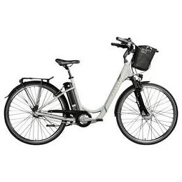 Zündapp E-Bike ZÜNDAPP "Z510" E-Bikes Gr. 48cm, 28 Zoll (71,12cm), weiß (antique white) E Bike 28 Zoll Damenfahrrad ab 155 cm mit 3 Gang Nabenschaltung