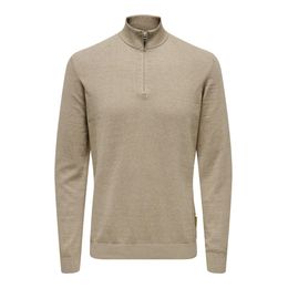 Only & Sons Only & Sons Pullover 'ONSLoui' Herren Gr&ouml;&szlig;e XS dunkelbeige