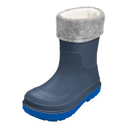 Playshoes Rubber Boots boy size 24 marine blue / Grey / Light grey