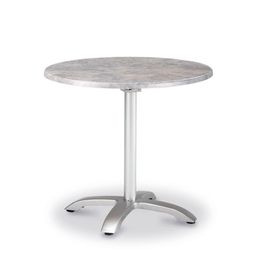 Best Klapptisch Maestro 90cm rund silber/Beton