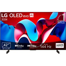 G (A bis G) LG OLED-Fernseher Fernseher schwarz