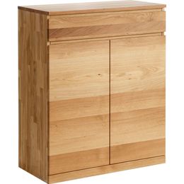 Kommode Home Affaire "Riva" Sideboards Gr. B/H/T: 80cm x 100cm x 40cm,, braun (eiche)