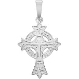 Ketten-Anhänger Firetti "Schmuck Geschenk Silber 925 Halsschmuck Anhänger Keltisches Kreuz" Schmuckanhänger Gr. Silber 925 (Sterlingsilber), 1,65 g, silberfarben Damen Made in Germany