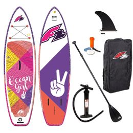 F 2 SUP-Board F2 "Ocean Girl Kids pink" Wassersportboards Gr. 9,2 280 cm, pink