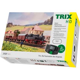 Modelleisenbahn-Set Trix "Trix Digital-Startpackung Güterzug Epoche III - T21531" Modelleisenbahnen braun (schwarz, braun) Kinder Made in Europe