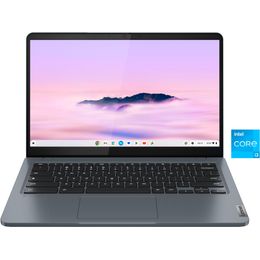 Lenovo Chromebook "Ideapad Slim 3 Plus Intel Core i3-N305 8GB RAM" Notebooks Gr. 8 GB RAM 128 GB SSD, Core i3, ChromeOS, grau