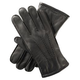 Lederhandschuhe Babista "Handschuh LUCIVELLO", Damen, Gr. 1, schwarz, Obermaterial: 100% Rindsleder Leather cow., casual, Handschuhe, aus Hirschleder