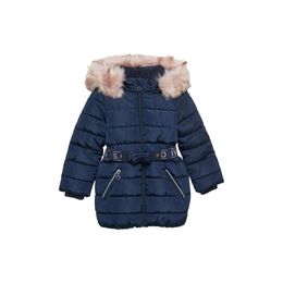 Outdoorjacke s.Oliver JUNIOR Gr. 110, blau (navy) Mädchen Jacken mit Kapuze