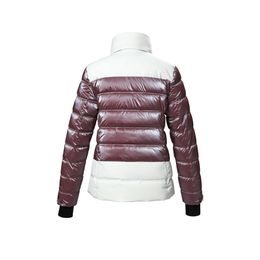 Skijacke Killtec "KSW 314 WMN SKI QLTD JCKT" Gr. 42, weiß (gebrochenes weiß), Damen, Steppware, Obermaterial: 92% Polyester, 8% Elasthan, mehrfarbig, Jacken