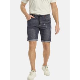 Bermudas Jan Vanderstorm "Tiefbundbermuda LAMBRIT" Gr. 54, grau Herren Hosen