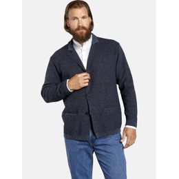 Strickjacke Jan Vanderstorm "Strickjacke ASGER" Gr. XXL, blau Herren Strickjacken