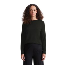 Marc O'Polo Strickpullover MARC O'POLO "aus feiner Merinowolle" Gr. XXS, schwarz Damen Pullover