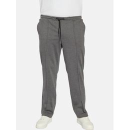 Schlupfhose CHARLES COLBY "Doppelpack Hose BARON COLEHAN" Gr. 56, schwarz (schwarz grau melange) Herren Hosen