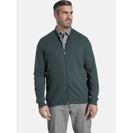 Sweatjacke CHARLES COLBY "Sweatjacke DUKE BERTRAM" Gr. 4XL, grün Herren Sweatjacken