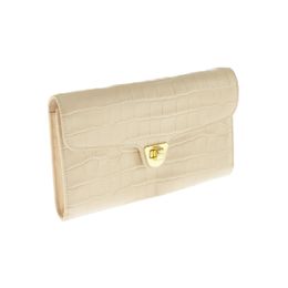 Coccinelle Damen Portemonnaie, beige, Gr.