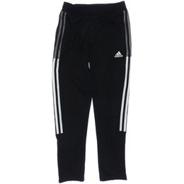 Adidas Herren Stoffhose, schwarz, Gr. 152