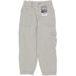 Zara Damen Stoffhose, beige, Gr. 128