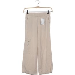 Zara Damen Stoffhose, beige, Gr. 152