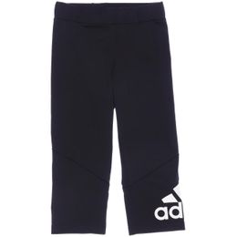 Adidas Damen Stoffhose, schwarz, Gr. 140