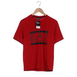 EA7 Emporio Armani Herren T-Shirt, rot, Gr. 48