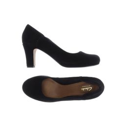 Clarks Damen Pumps, schwarz, Gr. 42