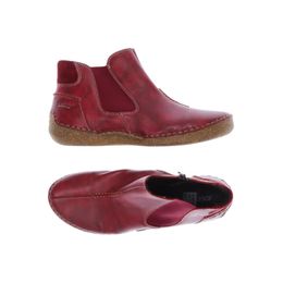 Josef Seibel Damen Stiefelette, rot, Gr. 41