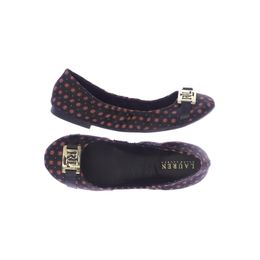 Lauren by Ralph Lauren Lauren Ralph Lauren Damen Ballerinas, schwarz, Gr. 7