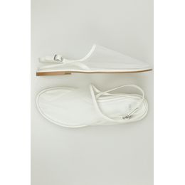 Zara Damen Ballerinas, weiß, Gr. 40