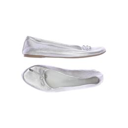 COX Damen Ballerinas, silber, Gr. 38