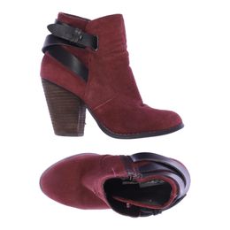 Steve Madden Damen Stiefelette, bordeaux, Gr. 38.5