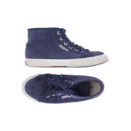 Superga Damen Sneakers, blau, Gr. 37.5