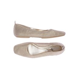 Zara Damen Ballerinas, beige, Gr. 41