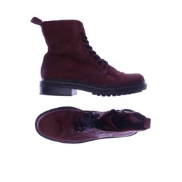 Calvin Klein Jeans Damen Stiefelette, bordeaux, Gr. 41