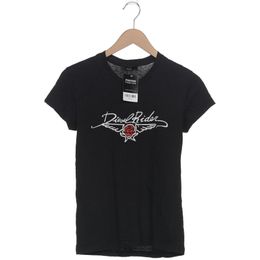 Diesel Damen T-Shirt, schwarz, Gr. 38