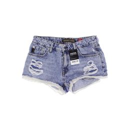 Superdry Damen Shorts, blau, Gr. 28