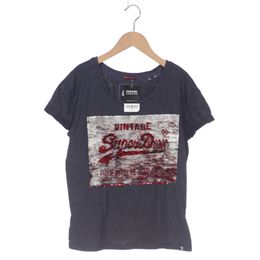 Superdry Damen T-Shirt, marineblau, Gr. 40