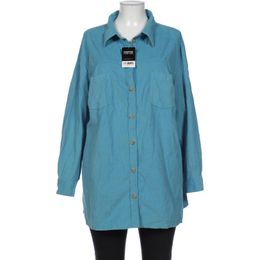 Ulla Popken Damen Bluse, blau, Gr. 48