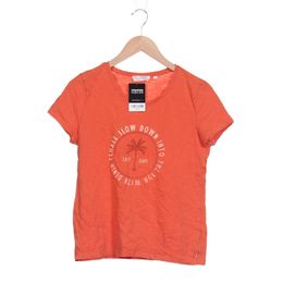 Tom Tailor Denim Damen T-Shirt, orange, Gr. 42