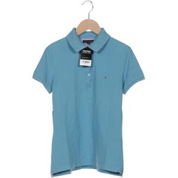 Tommy Hilfiger Damen Poloshirt, blau, Gr. 36