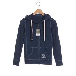 EDC by Esprit Damen Kapuzenpullover, blau, Gr. 34