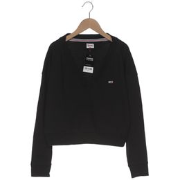 Tommy Jeans Damen Sweatshirt, schwarz, Gr. 36