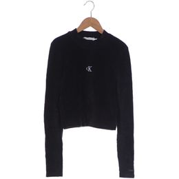 Calvin Klein Jeans Damen Sweatshirt, schwarz, Gr. 42