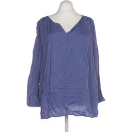 Pure by Ulla Popken Damen Bluse, blau, Gr. 54