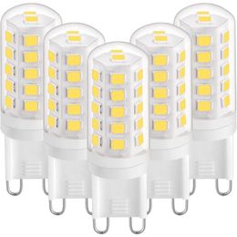 G9-LED-Leuchtmittel, 3 w, natürliches Weiß 4000 k, G9-LED-Leuchtmittel, 420 lm, entspricht 28 w und 40 w Halogenlampen, G9-LED-Maisbirnen für