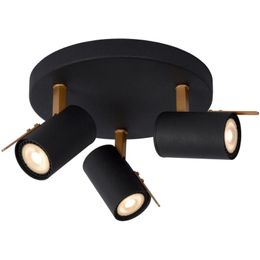 Lucide - grony - Deckenstrahler - led Dim to warm - GU10 - 3x5W 2200K/3000K - Schwarz