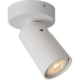 Xyrus - Deckenstrahler - ø 9 cm - led Dim to warm - GU10 - 1x5W 2200K/3000K - Weiß - Lucide