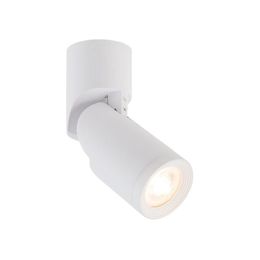 Licht-Erlebnisse Spot Strahler Aluminium GU10 verstellbar rund ø 6,9 cm Weiß Modern