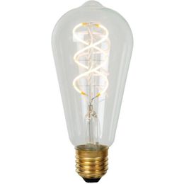 ST64 - Glühfadenlampe - ø 6,4 cm - led Dim. - E27 - 1x4,9W 2700K - Transparent - Lucide