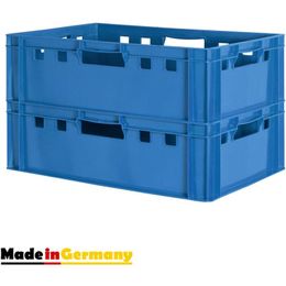 Fleischkiste E2 Fleischkiste Blau Fleischerkiste Fleischkisten Kiste Fleischkiste Eurobox Lebensmittelecht 60 x 40 Metzgerkiste Auswahl Kingpower